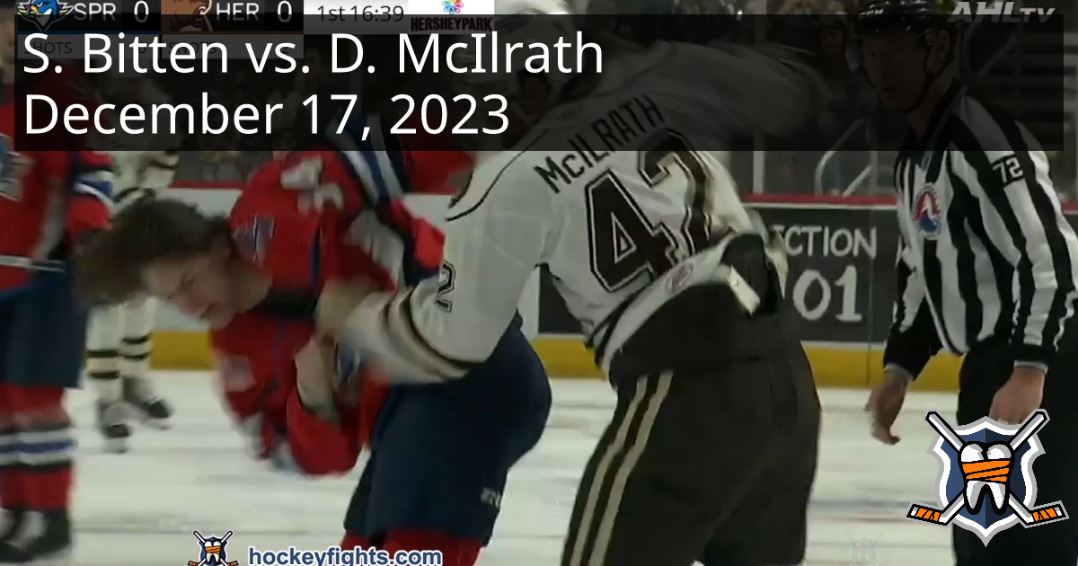 Sam Bitten vs. Dylan McIlrath, December 17, 2023 - Springfield ...