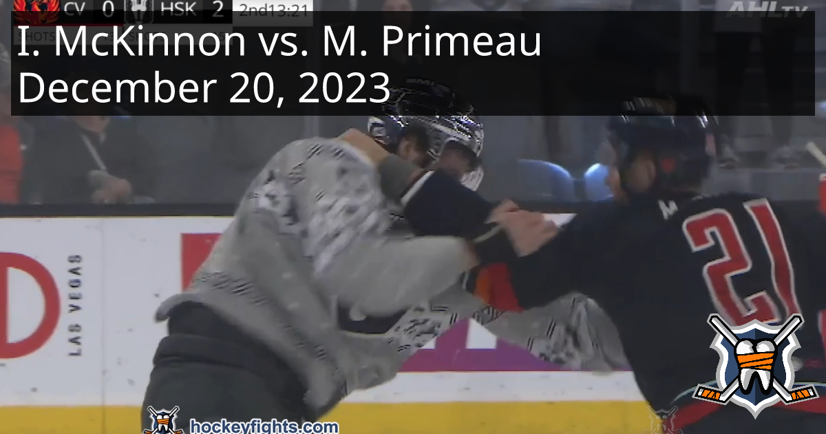 Ian McKinnon vs. Mason Primeau, December 20, 2023 - Coachella Valley ...