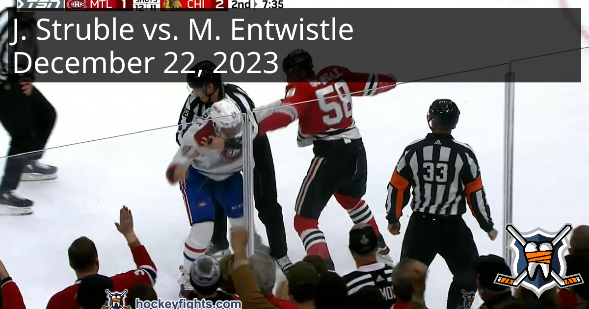 Jayden Struble vs. MacKenzie Entwistle, December 22, 2023 - Montreal ...
