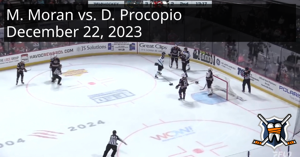 Michael Moran vs. Dominick Procopio, December 22, 2023 - Quad City ...