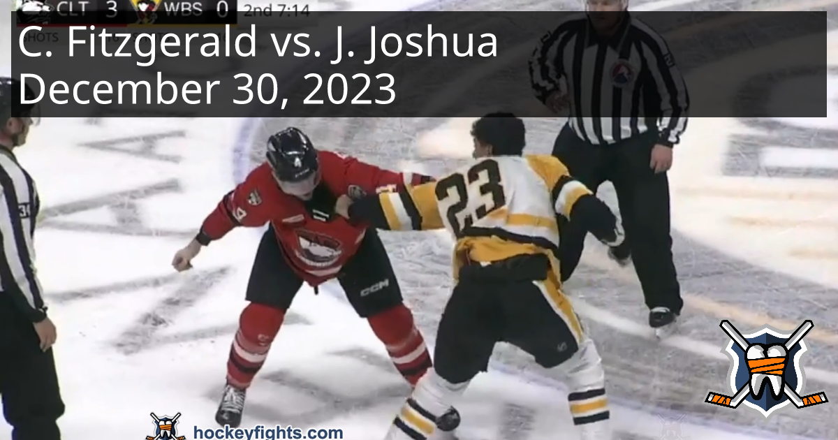 Casey Fitzgerald vs. Jagger Joshua, December 30, 2023 - Charlotte ...