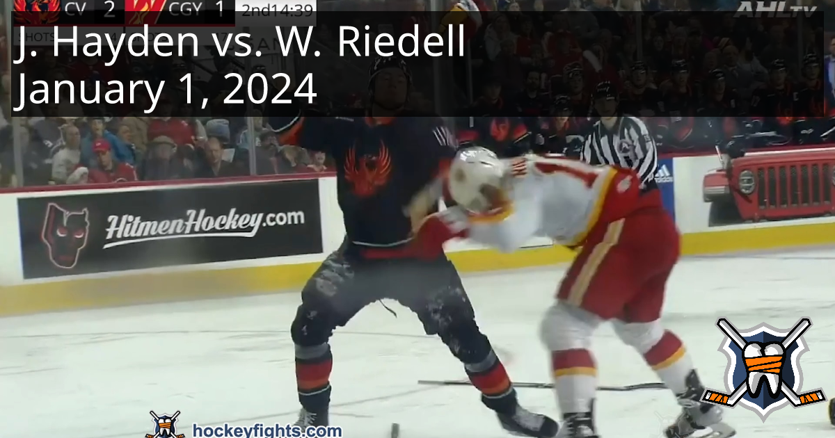 John Hayden vs. William Riedell, January 1, 2024 - Coachella Valley ...