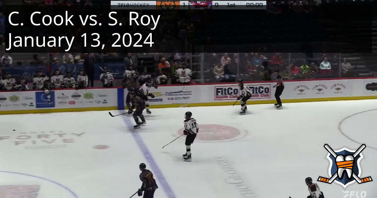 Cameron Cook vs. Sacha Roy, January 13, 2024 - Fayetteville Marksmen vs ...