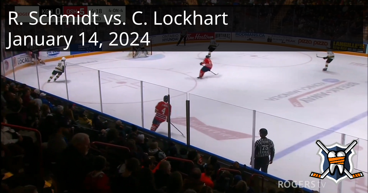 Roman Schmidt vs. Connor Lockhart, January 14, 2024 - Kingston ...