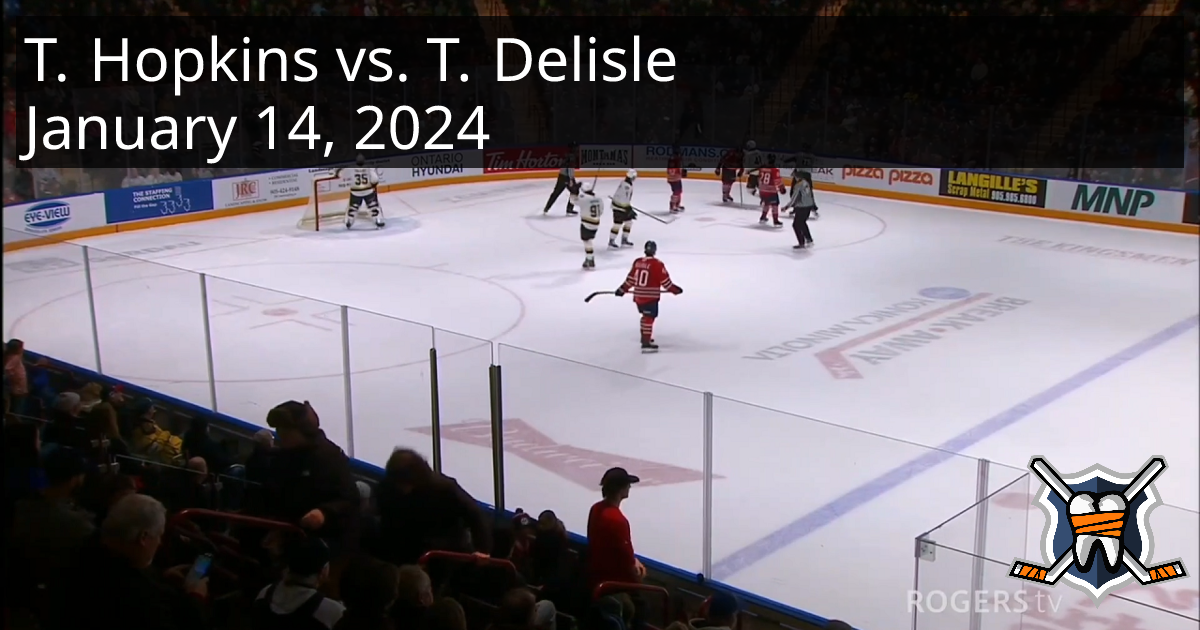Tyler Hopkins vs. Tristan Delisle, January 14, 2024 - Kingston ...