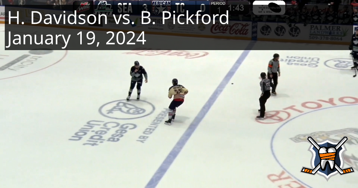 Hyde Davidson vs. Bryce Pickford, January 19, 2024 - Seattle ...
