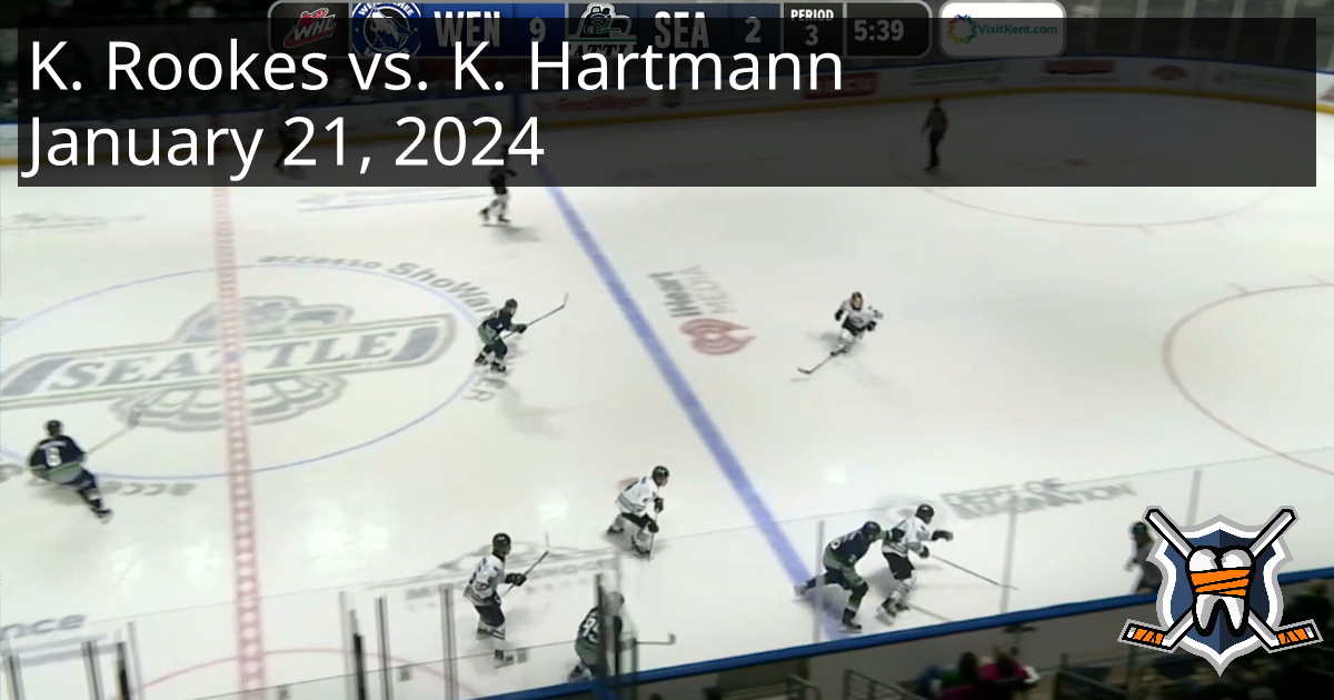 Kurt Rookes vs. Kaleb Hartmann, January 21, 2024 - Wenatchee Wild vs ...