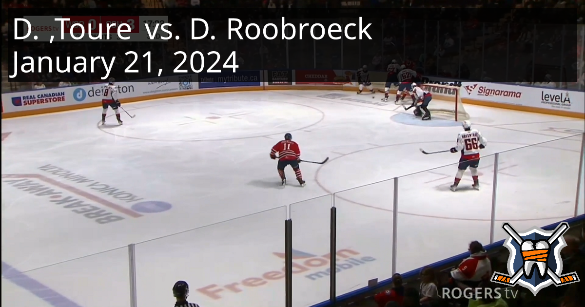 Djibril Toure vs. Dylan Roobroeck, January 21, 2024 - Windsor Spitfires ...