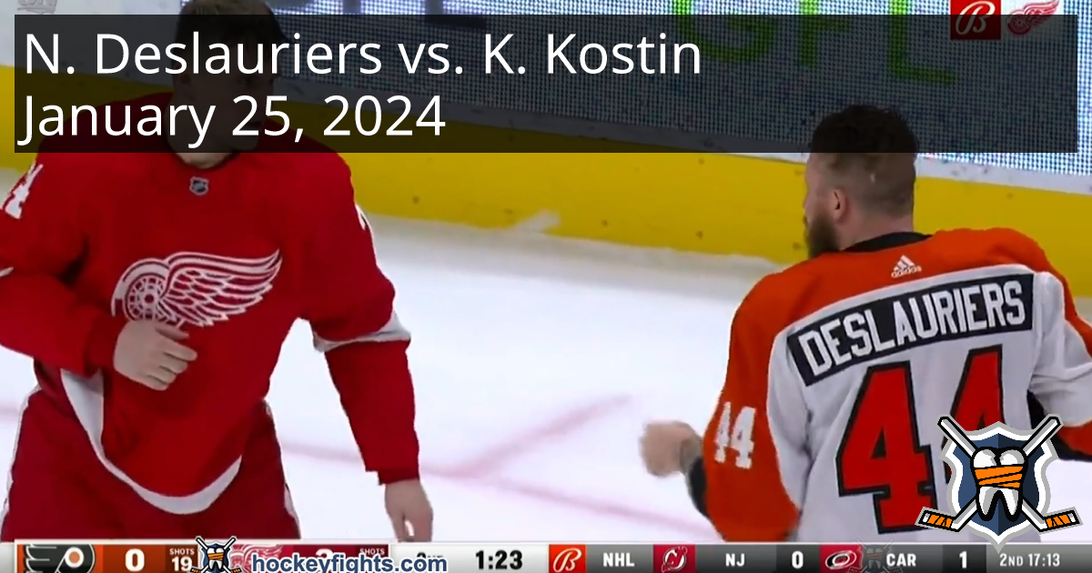 Nicolas Deslauriers vs. Klim Kostin, January 25, 2024 - Philadelphia ...