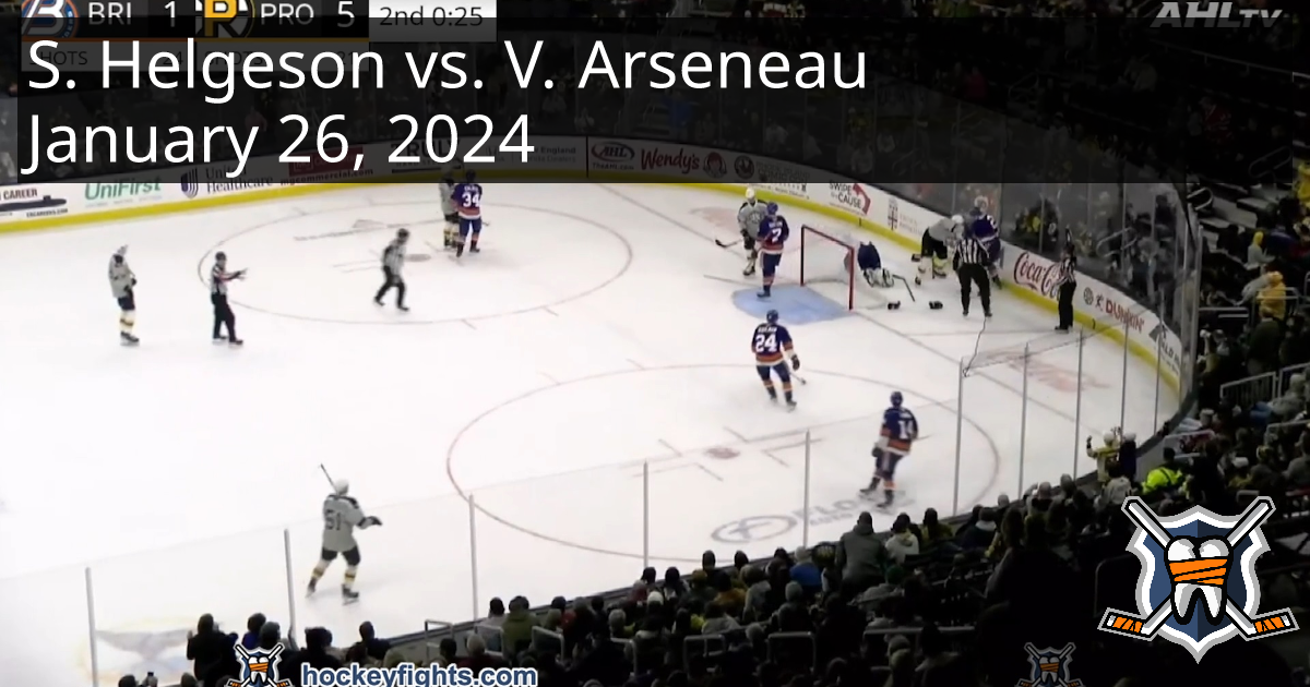 Seth Helgeson vs. Vincent Arseneau, January 26, 2024 - Bridgeport ...