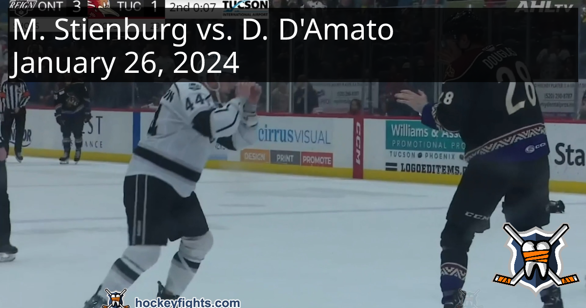 Matthew Stienburg vs. Daniel D'Amato, January 26, 2024 - Colorado ...