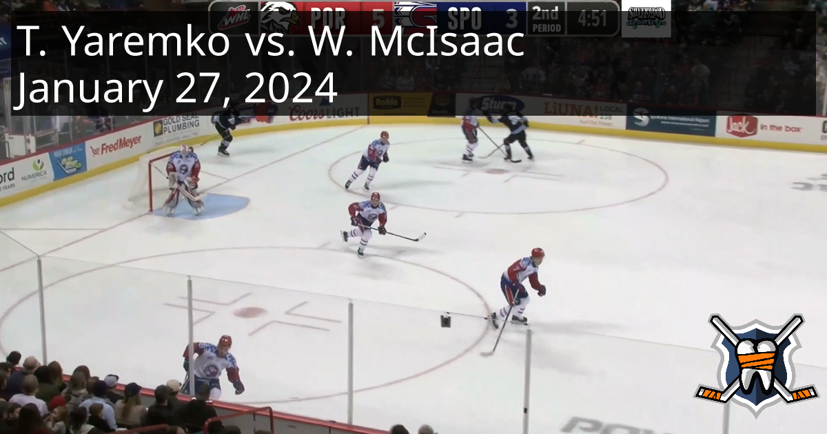 Tyson Yaremko vs. William McIsaac, January 27, 2024 - Portland ...