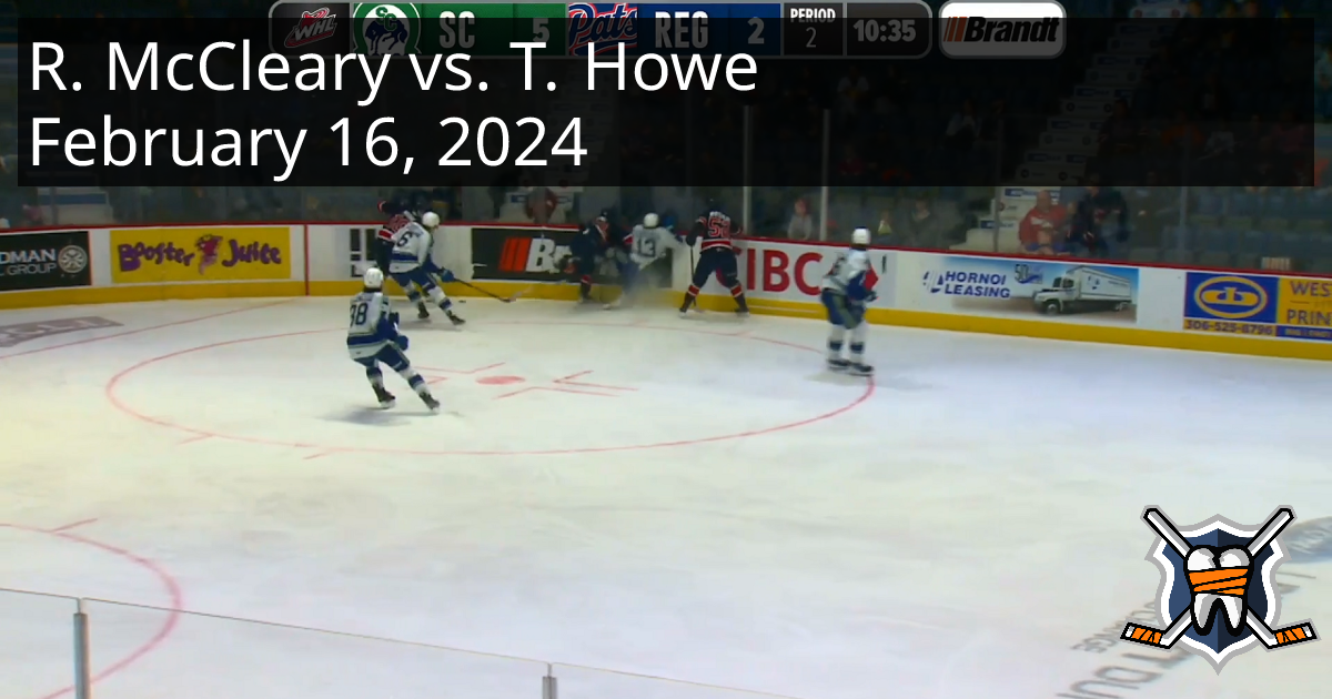 Ryan McCleary vs. Tanner Howe, February 16, 2024 - Swift Current ...