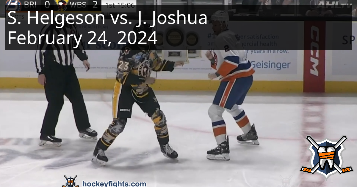 Seth Helgeson vs. Jagger Joshua, February 24, 2024 - Bridgeport ...