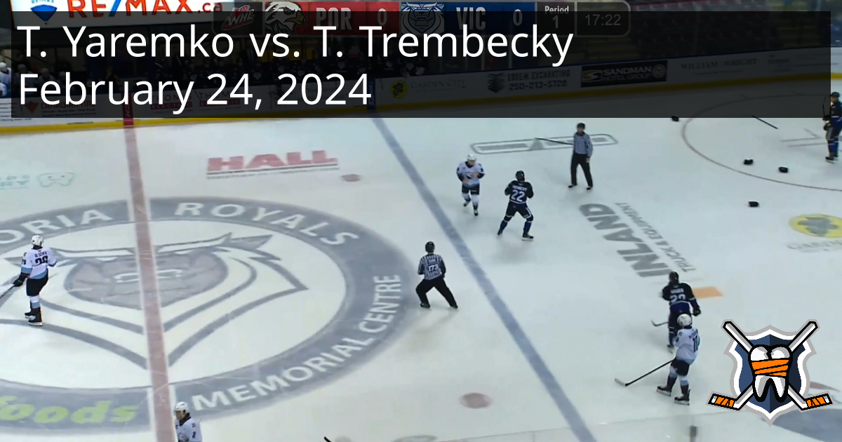 Tyson Yaremko vs. Teydon Trembecky, February 24, 2024 - Portland ...