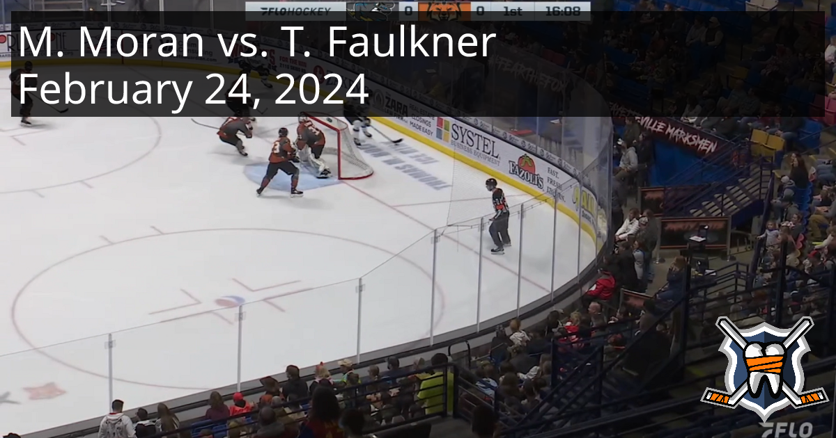 Michael Moran vs. Tim Faulkner, February 24, 2024 - Quad City Storm vs ...