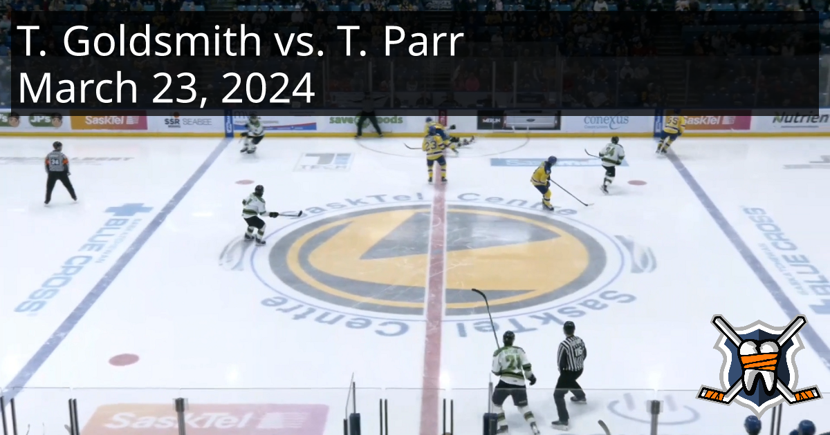 Terrell Goldsmith vs. Tyler Parr, March 23, 2024 - Prince Albert ...