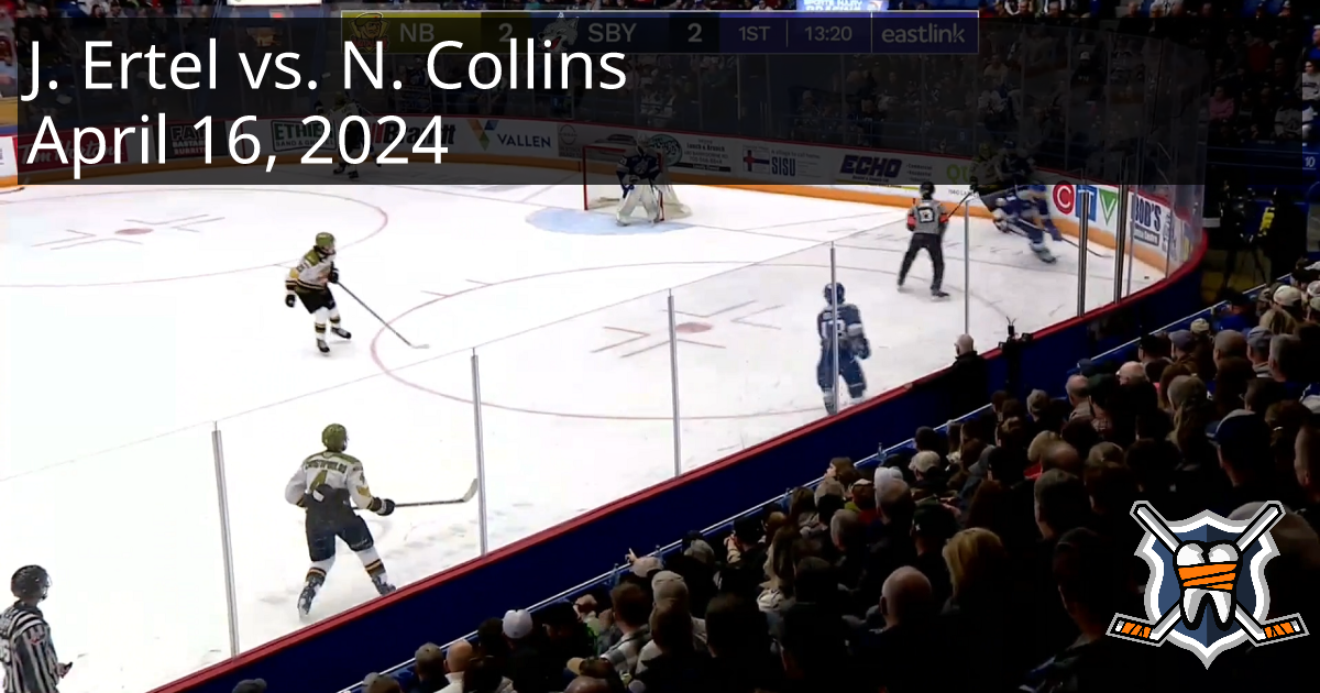 Justin Ertel vs. Nolan Collins, April 16, 2024 - North Bay Battalion vs ...