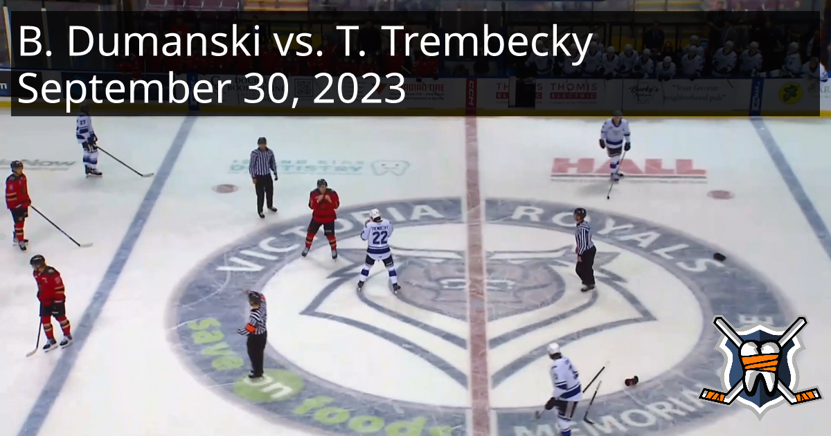 Bauer Dumanski vs. Teydon Trembecky, September 30, 2023 - Prince George ...