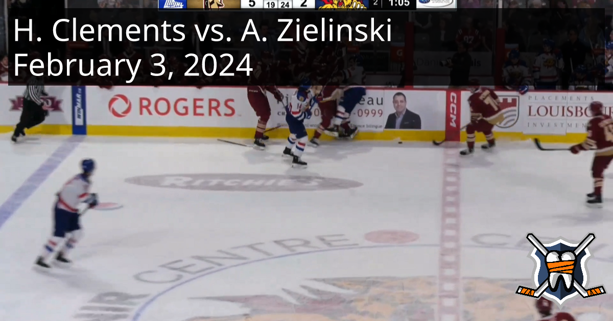 Harry Clements vs. Ales Zielinski, February 3, 2024 - Acadie-Bathurst ...
