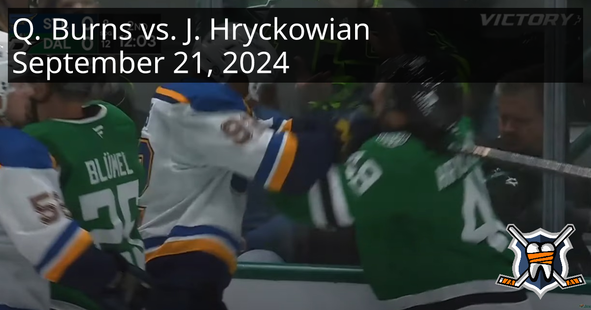 Quinton Burns vs. Justin Hryckowian, September 21, 2024 - St Louis ...
