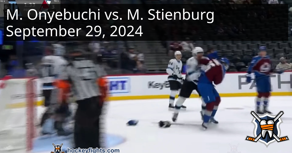 Montana Onyebuchi vs. Matthew Stienburg, September 29, 2024 - Utah ...