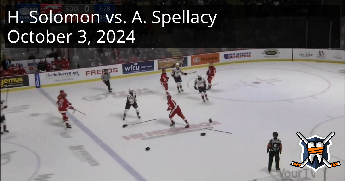 Hunter Solomon vs. AJ Spellacy, October 3, 2024 - Sault Ste. Marie ...