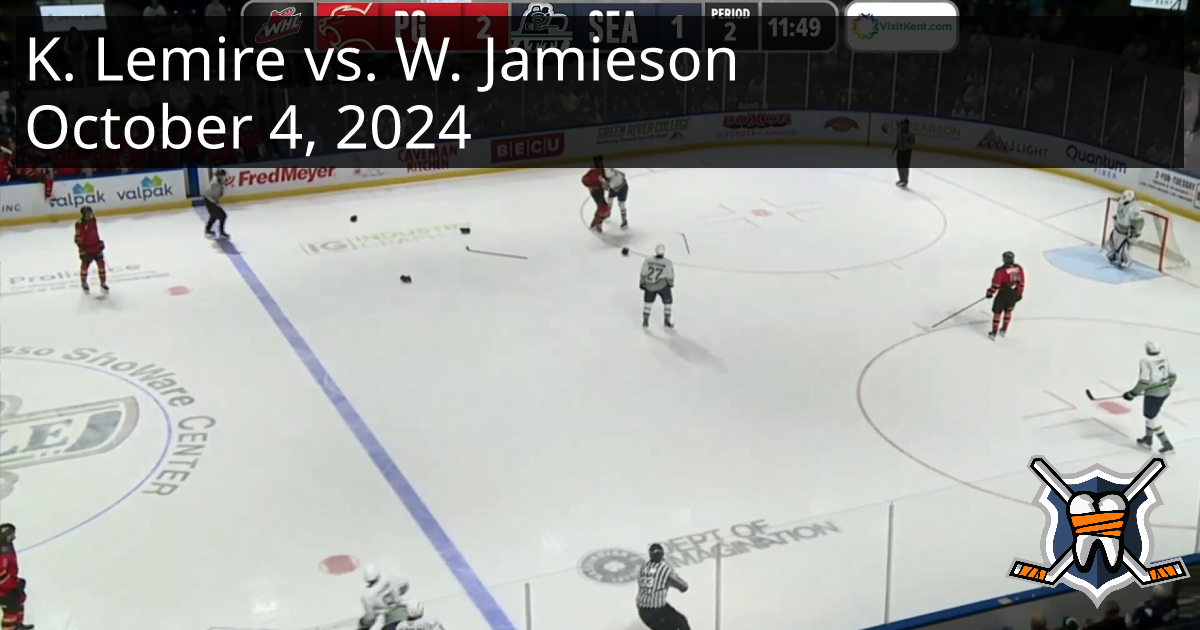 Kayden Lemire vs. Will Jamieson, October 4, 2024 - Prince George ...