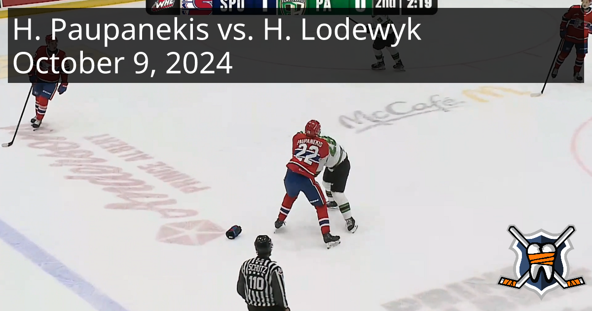 Hayden Paupanekis vs. Harrison Lodewyk, October 9, 2024 - Spokane ...