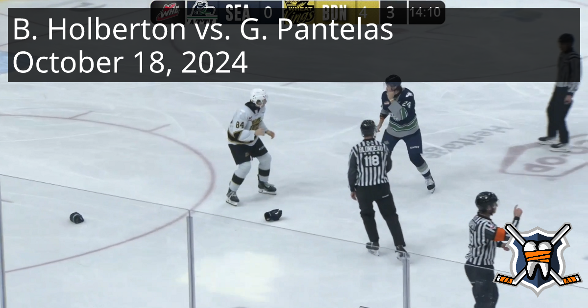 Brayden Holberton vs. Giorgos Pantelas, October 18, 2024 - Seattle ...