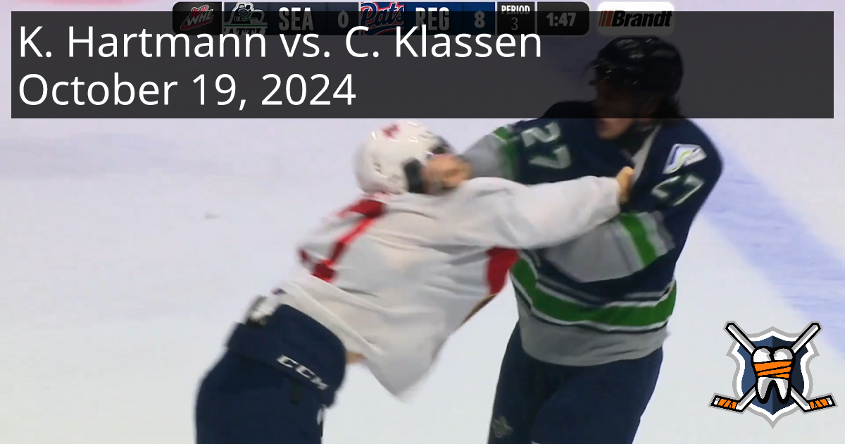 Kaleb Hartmann vs. Cohen Klassen, October 19, 2024 - Seattle ...