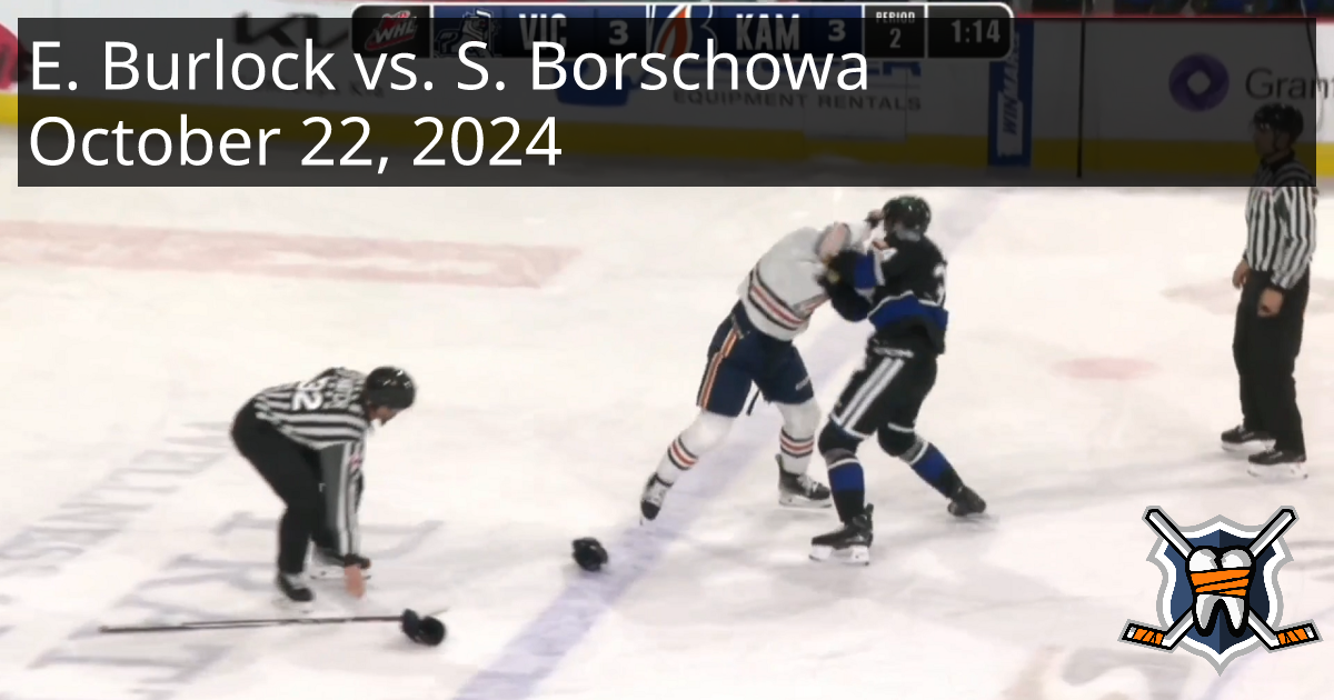 Escalus Burlock vs. Samuel Borschowa, October 22, 2024 - Victoria ...