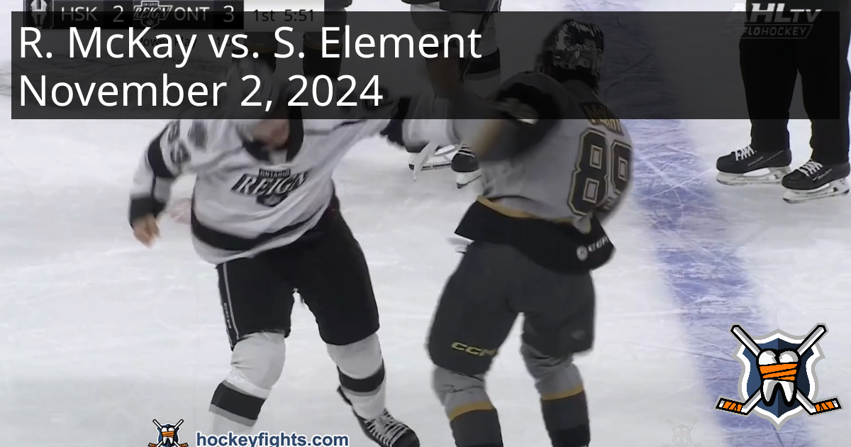Riley McKay vs. Shawn Element, November 2, 2024 - Henderson Silver ...