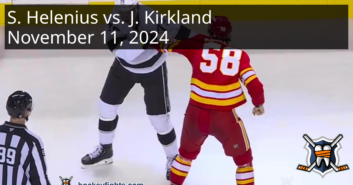 Samuel Helenius vs. Justin Kirkland, November 11, 2024 - Los Angeles ...