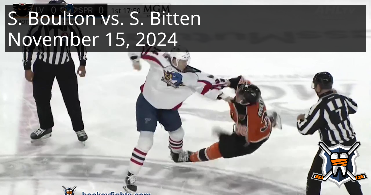 Sawyer Boulton vs. Sam Bitten, November 15, 2024 - Lehigh Valley ...