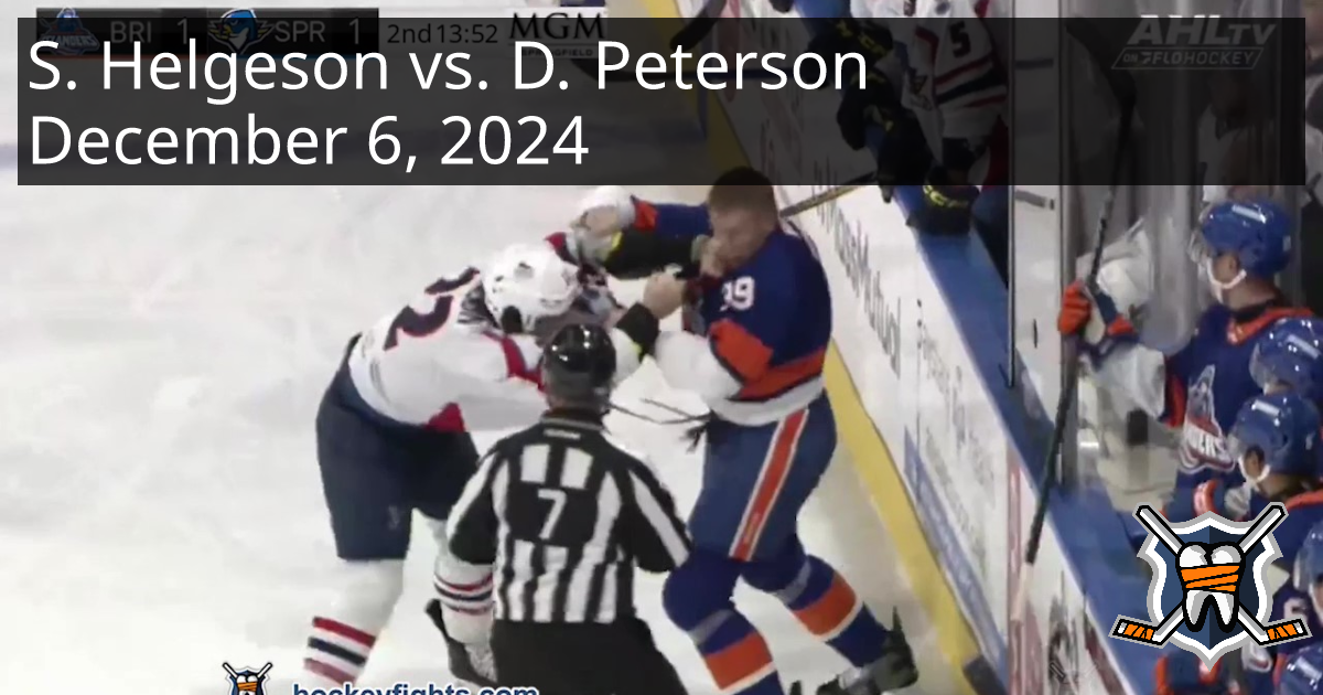 Seth Helgeson vs. Dylan Peterson, December 6, 2024 - Bridgeport ...