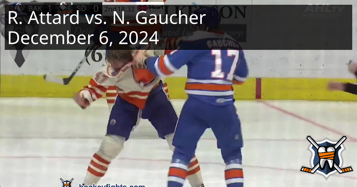 Ronnie Attard vs. Nathan Gaucher, December 6, 2024 - Bakersfield ...