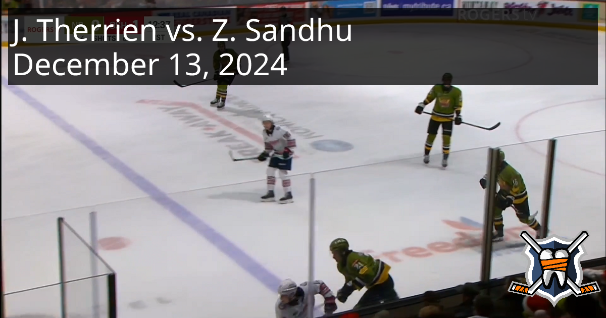 Jacob Therrien vs. Zackary Sandhu, December 13, 2024 - North Bay ...