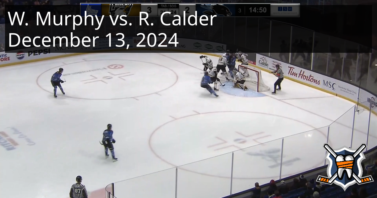 Will Murphy vs. Reid Calder, December 13, 2024 - Cape Breton Eagles vs ...
