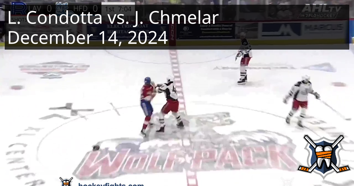 Lucas Condotta vs. Jaroslav Chmelar, December 14, 2024 - Laval Rocket ...