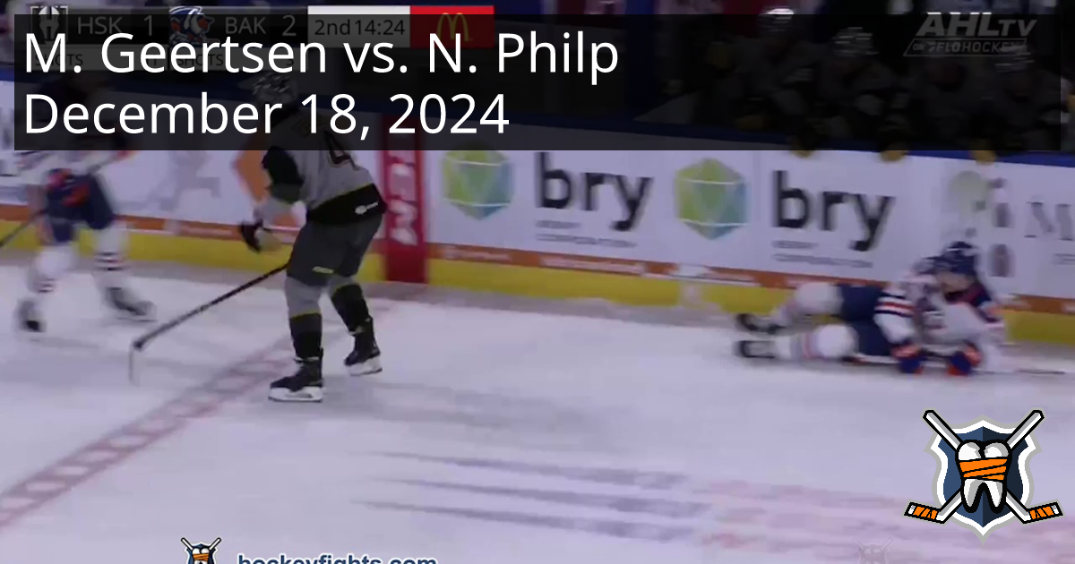 Mason Geertsen vs. Noah Philp, December 18, 2024 - Henderson Silver ...