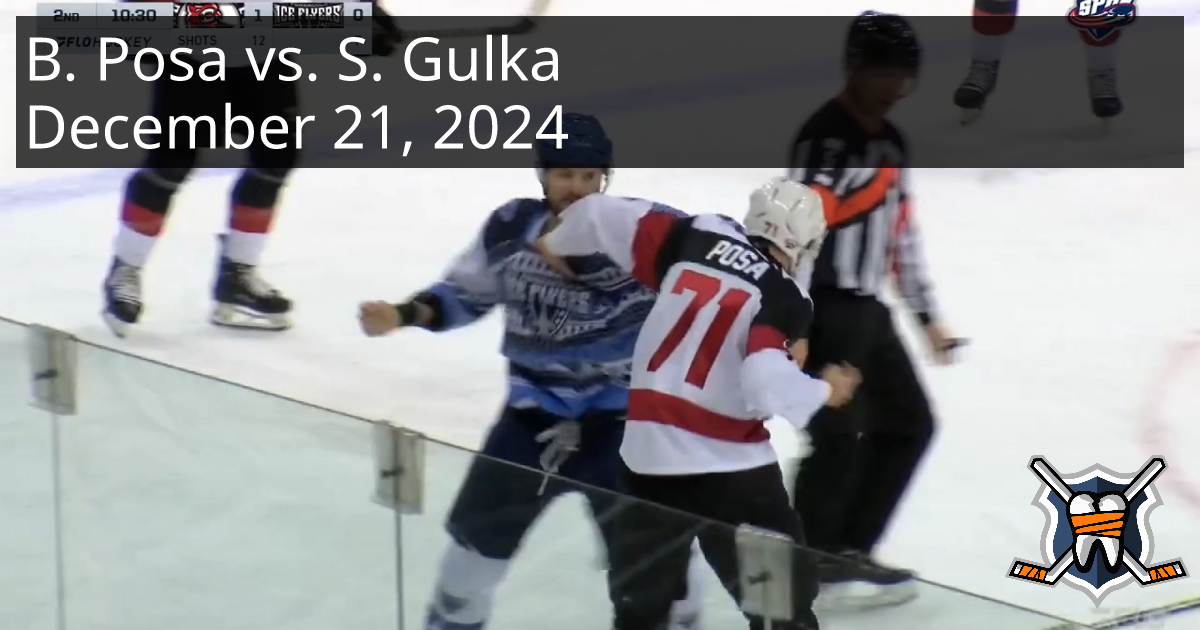 Benito Posa vs. Sean Gulka, December 21, 2024 - Huntsville Havoc vs ...