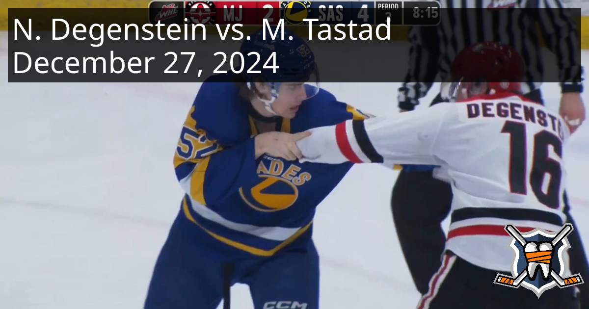 Noah Degenstein vs. Morgan Tastad, December 27, 2024 - Moose Jaw ...