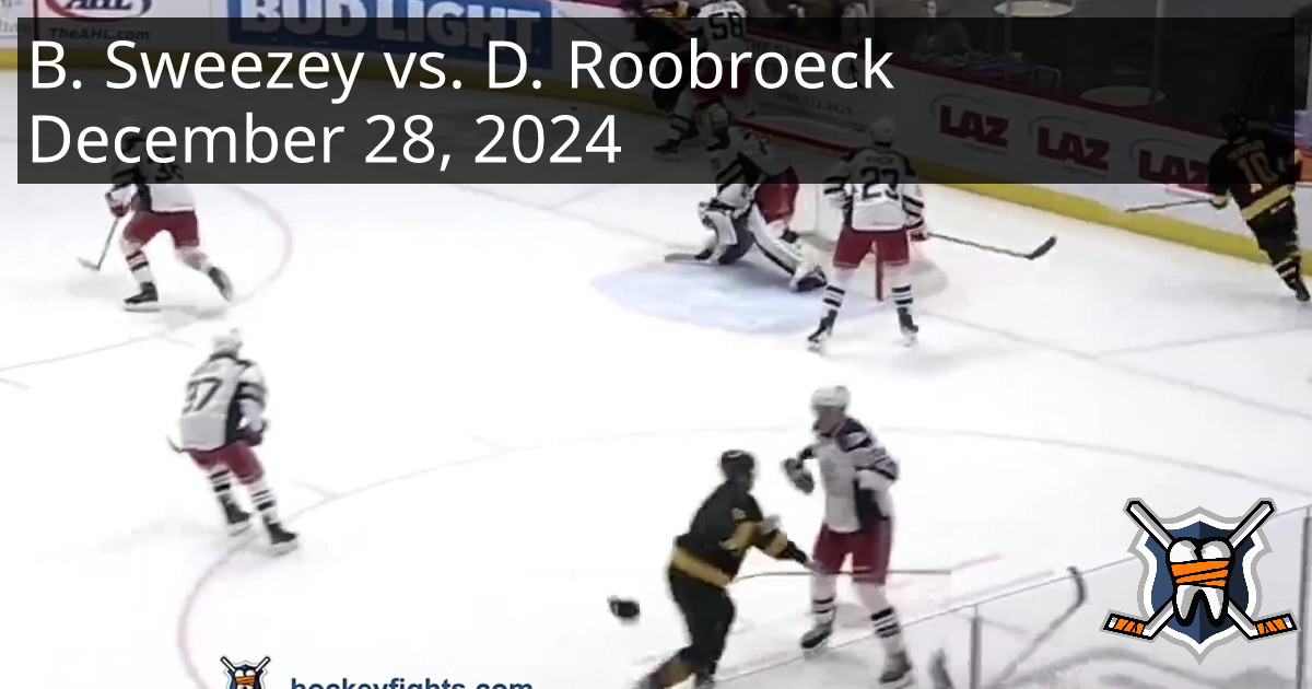 Billy Sweezey vs. Dylan Roobroeck, December 28, 2024 - Providence ...