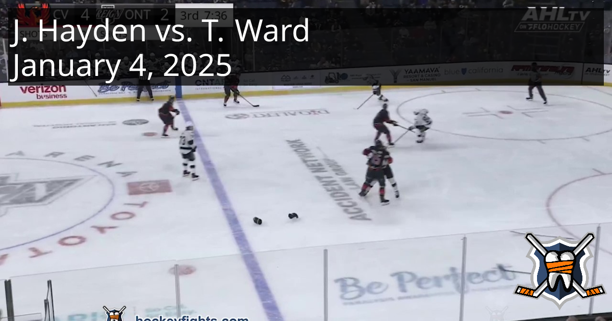John Hayden vs. Taylor Ward, January 4, 2025 - Coachella Valley ...