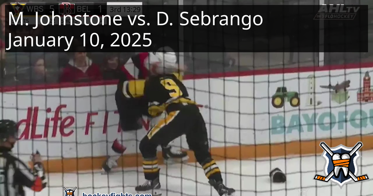 Marc Johnstone vs. Donovan Sebrango, January 10, 2025 - Wilkes-Barre ...