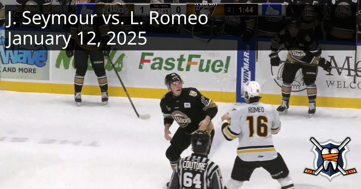 Jabez Seymour vs. Lucas Romeo, January 12, 2025 - Charlottetown ...