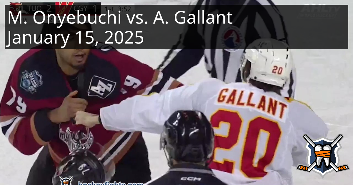 Montana Onyebuchi vs. Alex Gallant, January 15, 2025 - Tucson ...