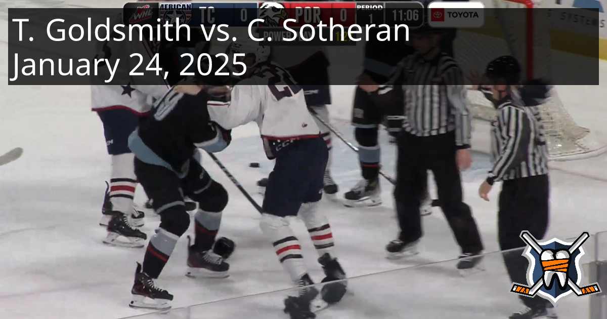Terrell Goldsmith vs. Carter Sotheran, January 24, 2025 - Tri-City ...