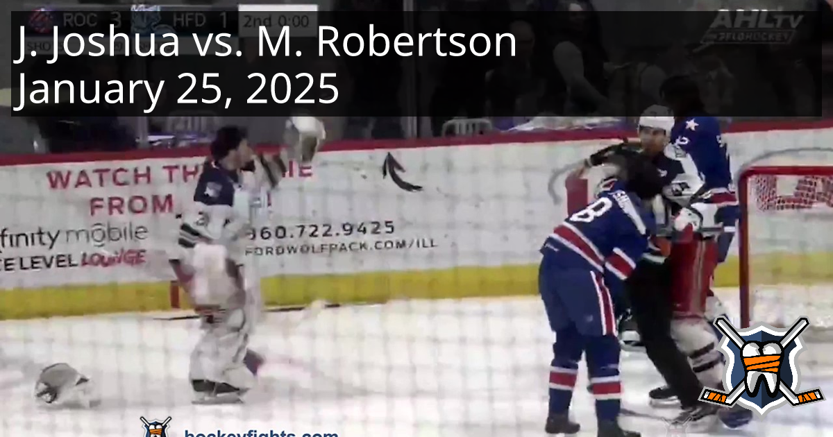 Jagger Joshua vs. Matthew Robertson, January 25, 2025 - Rochester ...